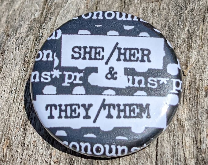 Bulk Pronoun Badges (collage Style), Bulk One-inch Mini Badges, Back to ...