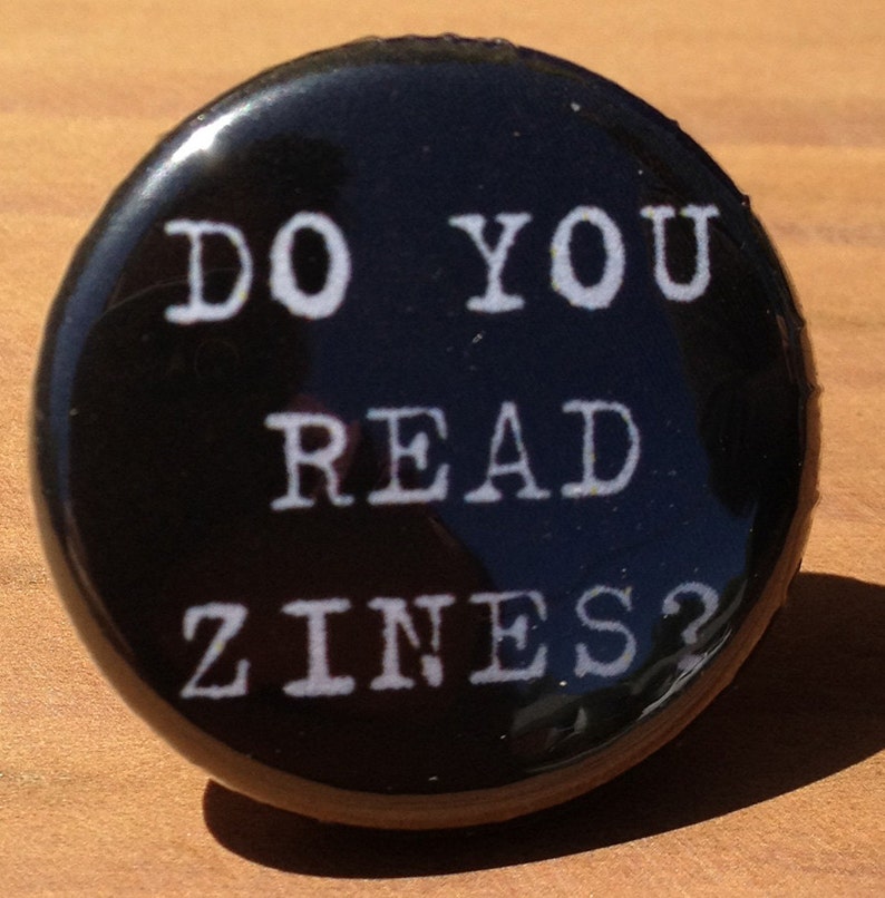 Do You Read Zines Button or Magnet | Etsy