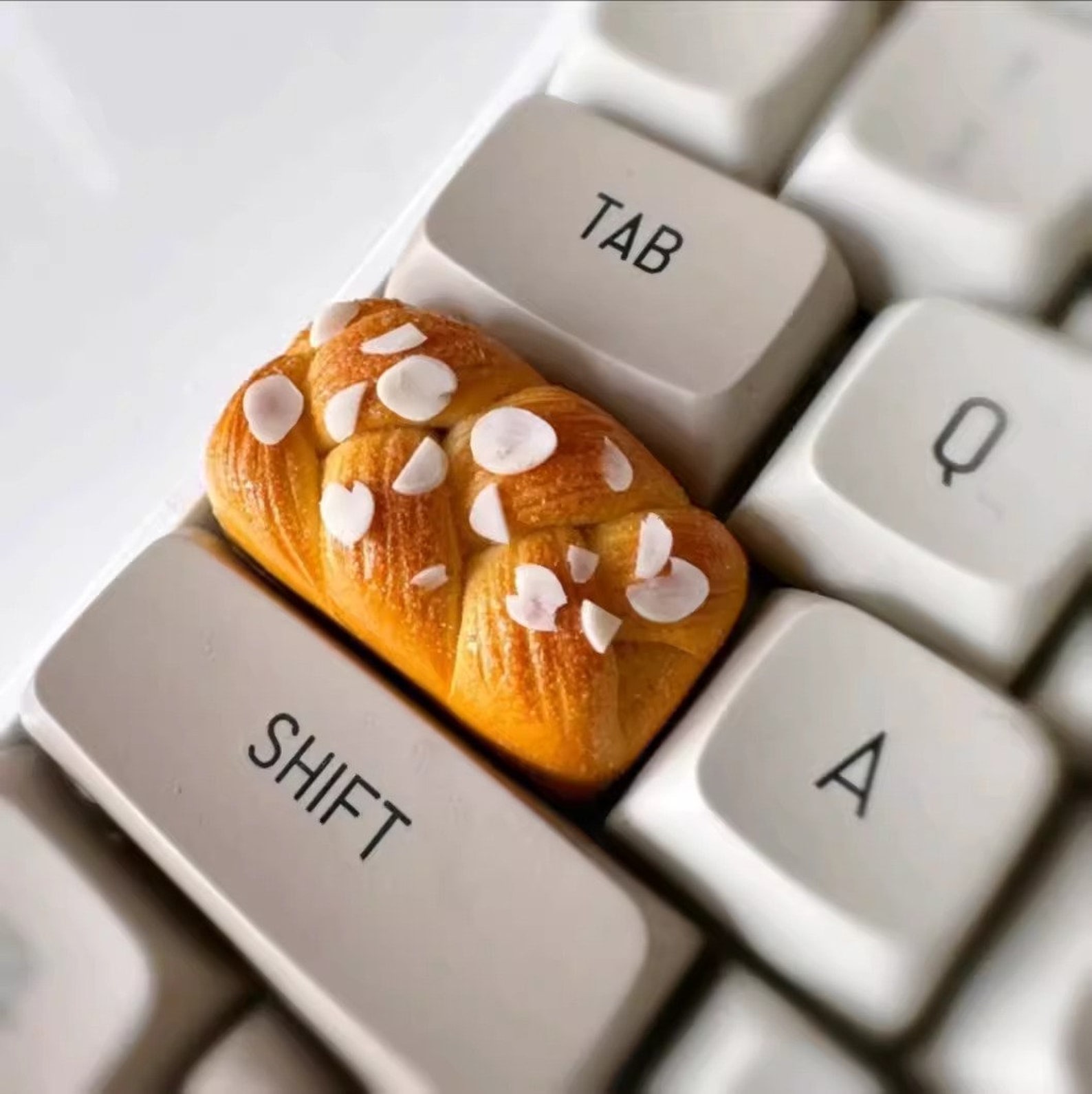 Cute Bread Keycaps, Small Toasts Keycaps, Personalized ESC Toast ...