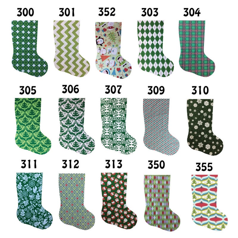 Green Stocking - Etsy