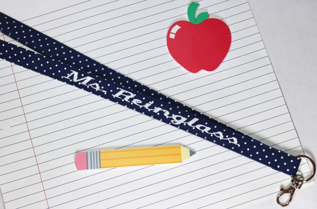 Teacher Appreciation Gift Personalized, Custom Lanyard, Lanyard ...