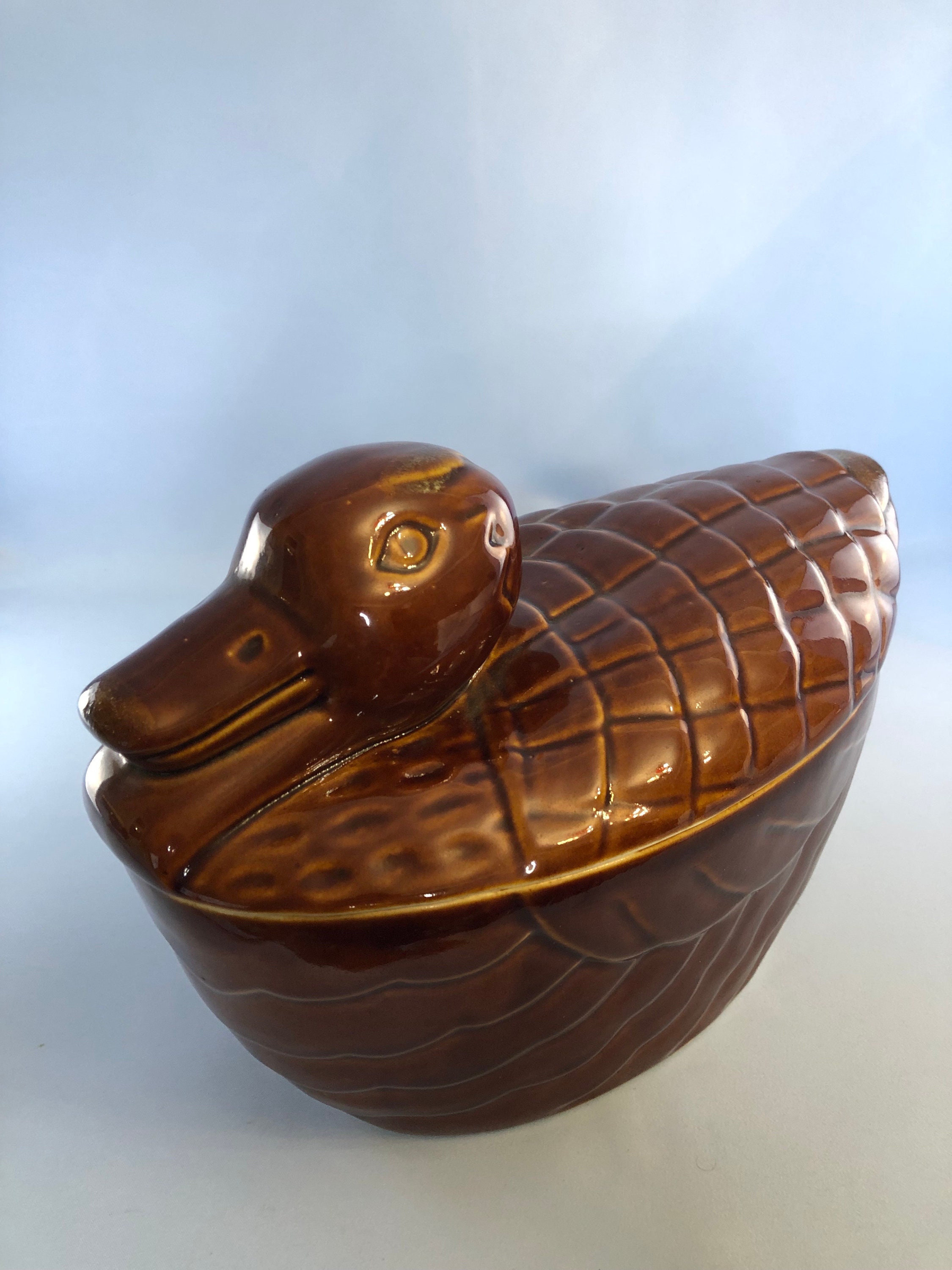Exclusive Ceramic Baking Dish Duck Bird Vintage Crockery for Oven ...