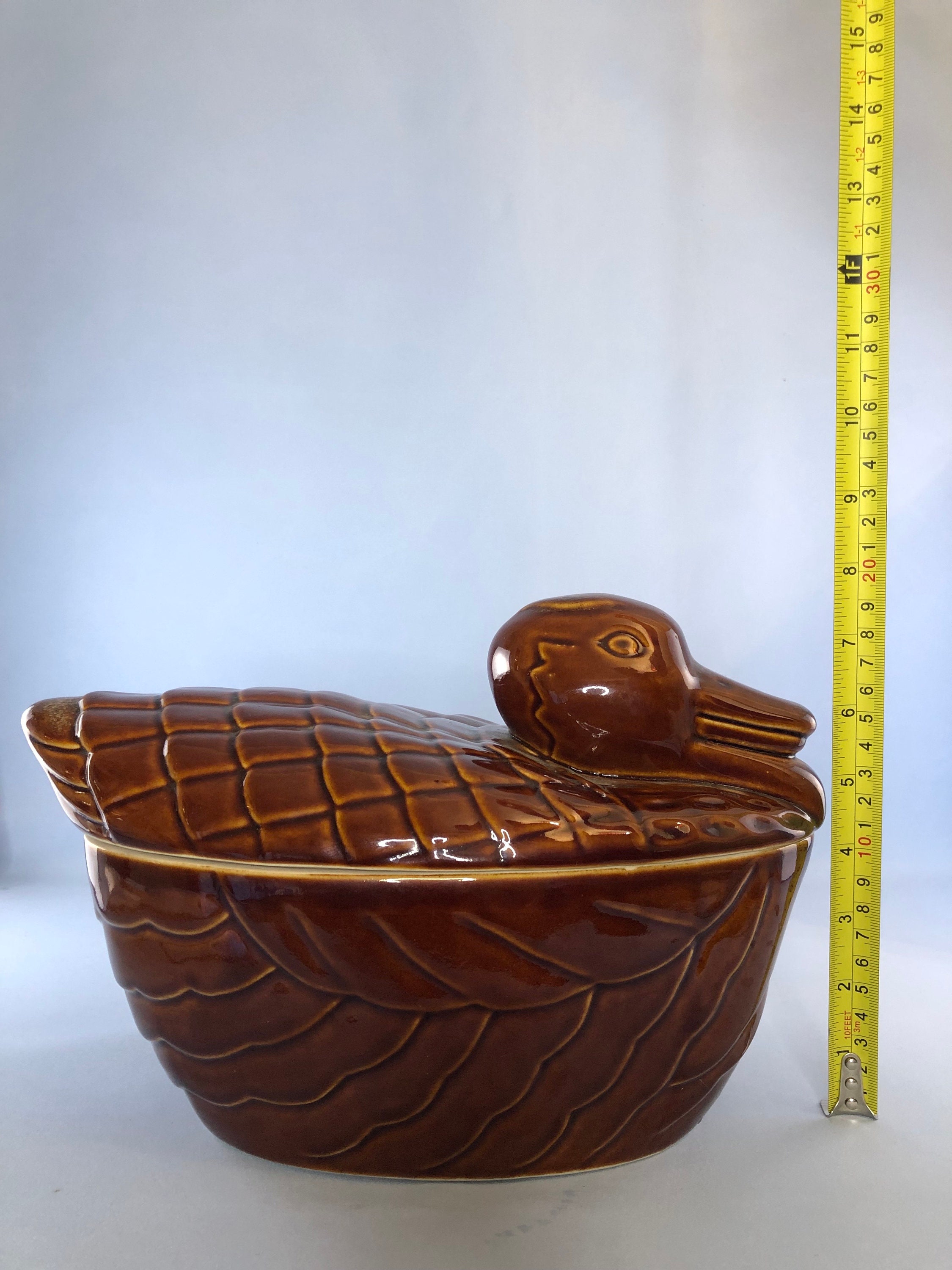 Exclusive Ceramic Baking Dish Duck Bird Vintage Crockery for Oven ...
