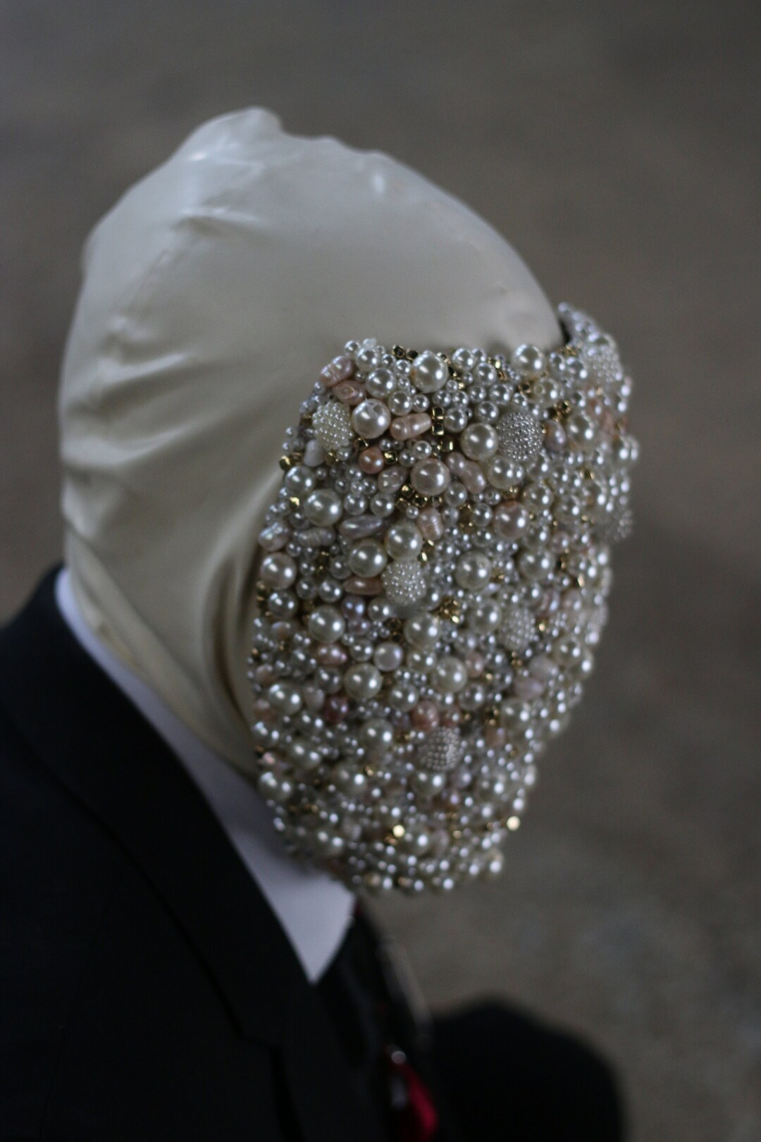 Pearl Full Face Mask - Face Harness Cosplay Marvel X-men Crystal ...