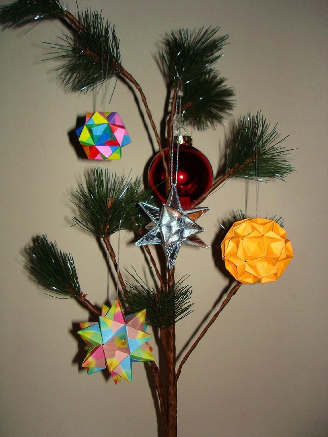 Orange Origami Ball - Etsy
