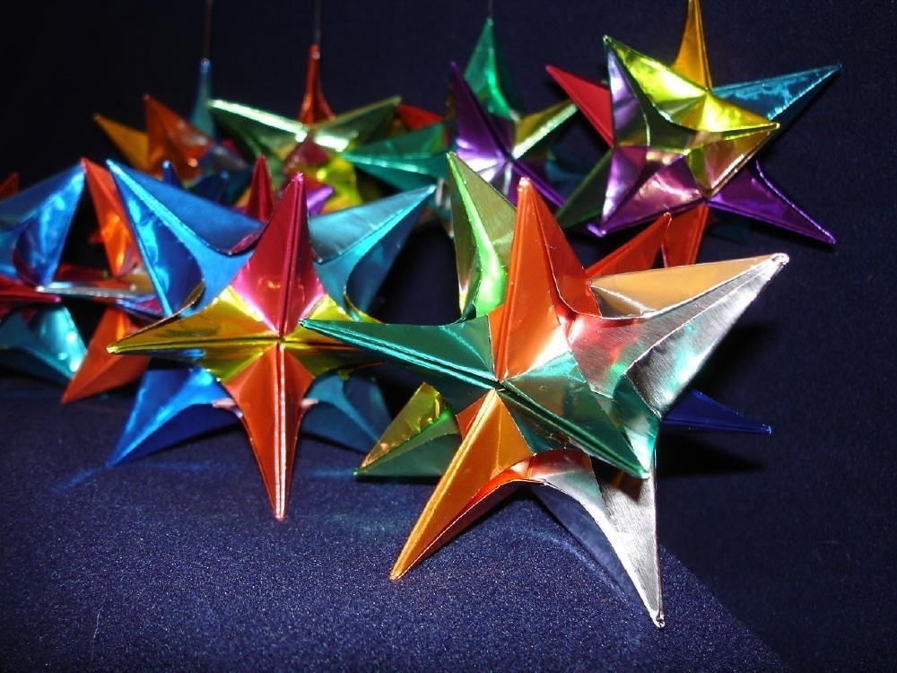 Origami Ball Foil Omega Star - Etsy