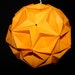 Orange Origami Ball - Etsy