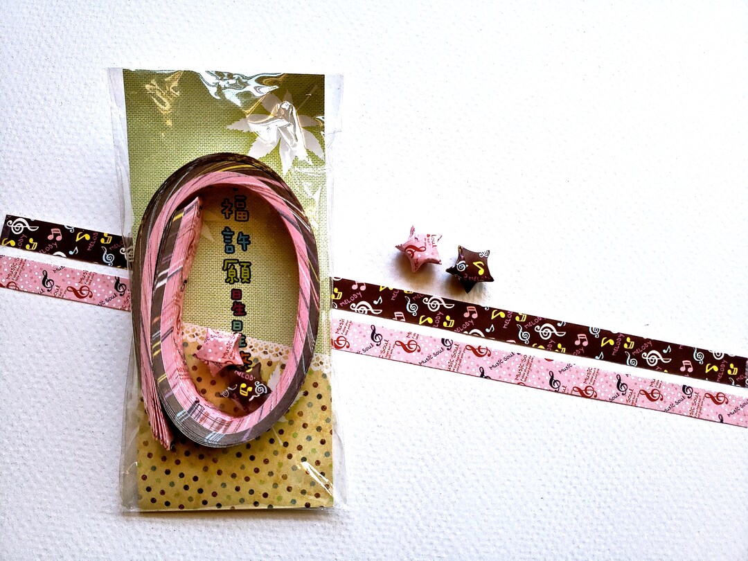 Musical Theme Origami Star Paper Strips - Etsy