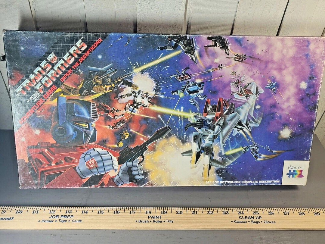 Transformers Adventure Board Game 1984 Defeat Decepticons 100% Complete ...