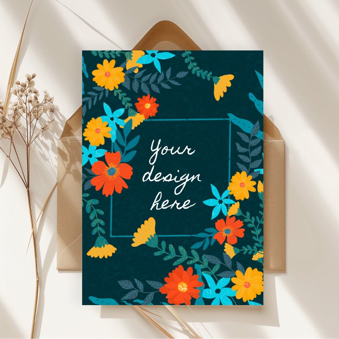 Printable Custom Greeting Card, Create Your Own Card, Custom Birthday ...