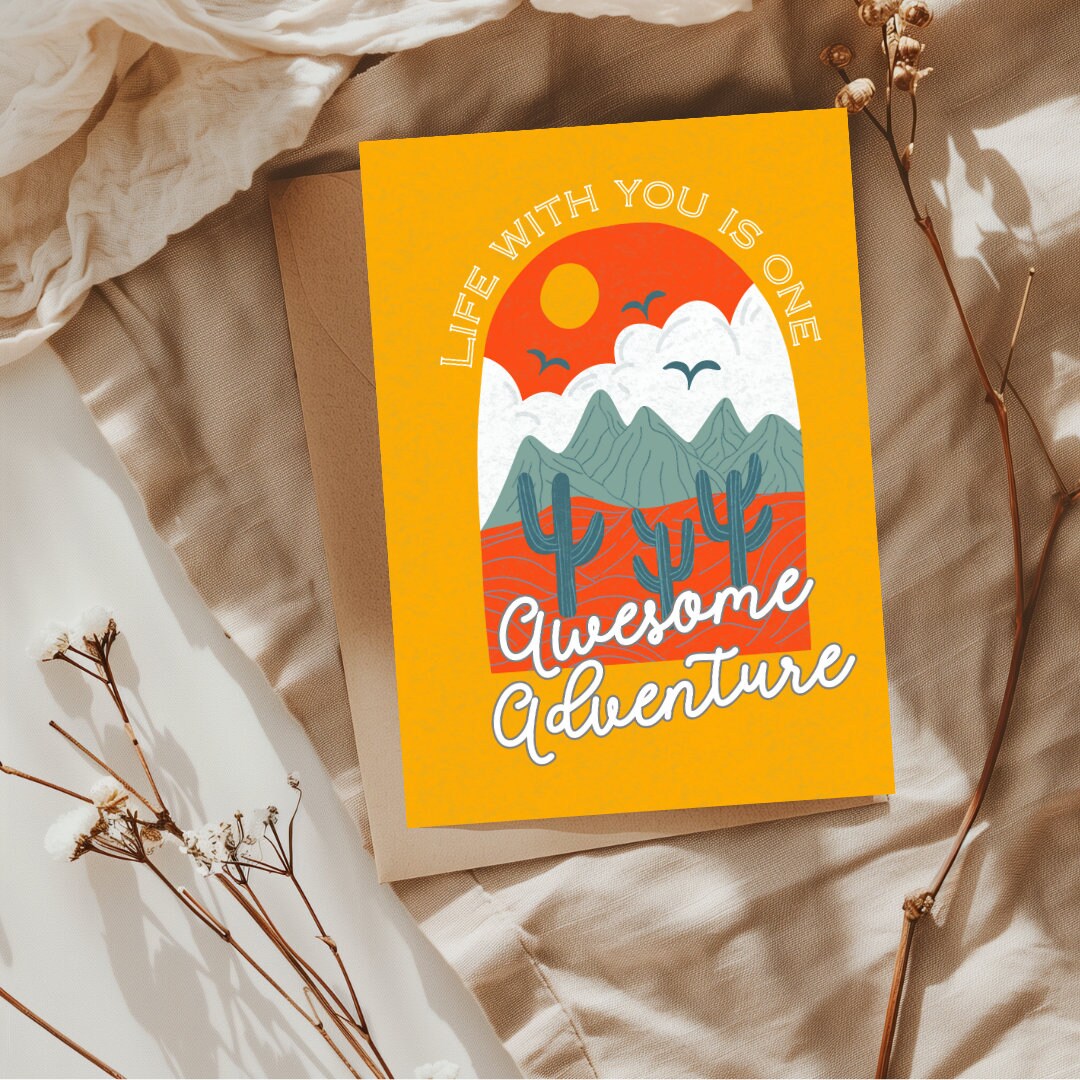 Printable Father's Day Card, Adventure Card, Instant Download Father ...