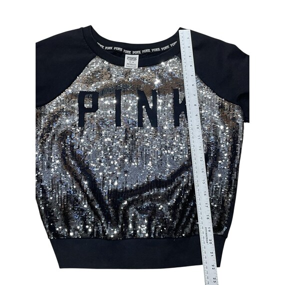 PINK Victoria's Secret Full Bling Sequin Sparkle Crew… - Gem