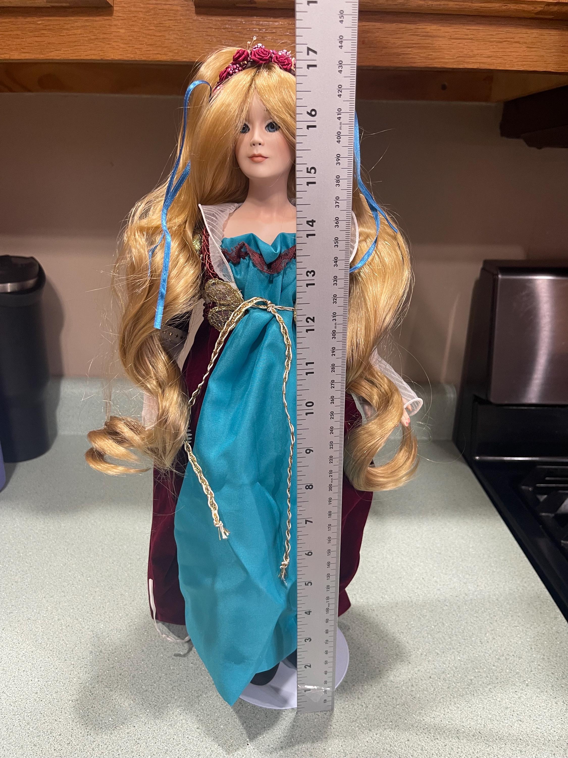 Rapunzel Paradise Galleries Treasury Collection Porcelain Doll in Box ...