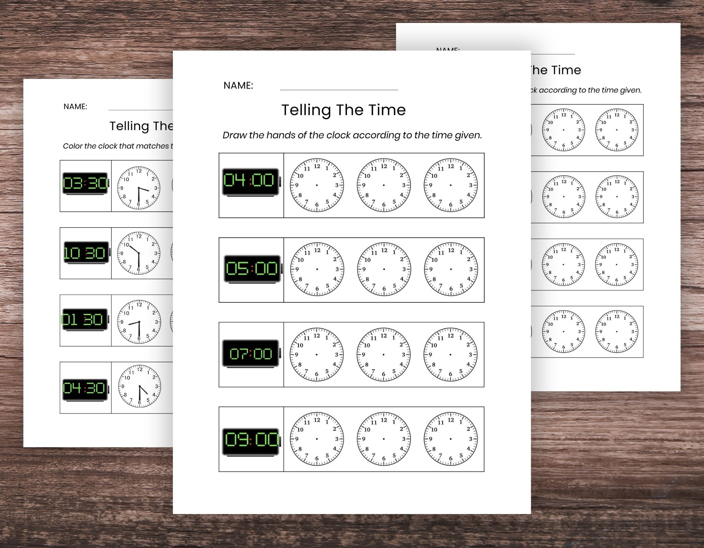 Telling Time,time Worksheets 2nd Grade Math Worksheet,1st Grade Math ...