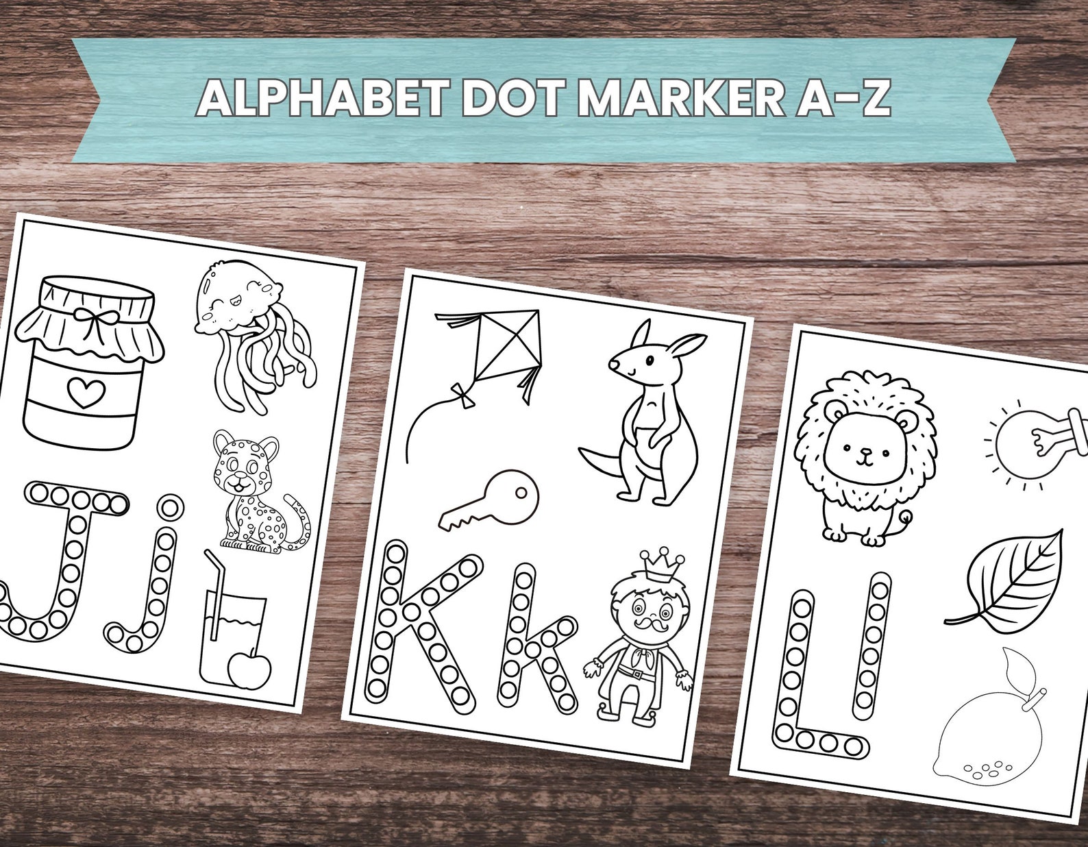 Dot Marker Printable ,alphabet Dot Pages,dot Maker Worksheet,a-z Dot a ...
