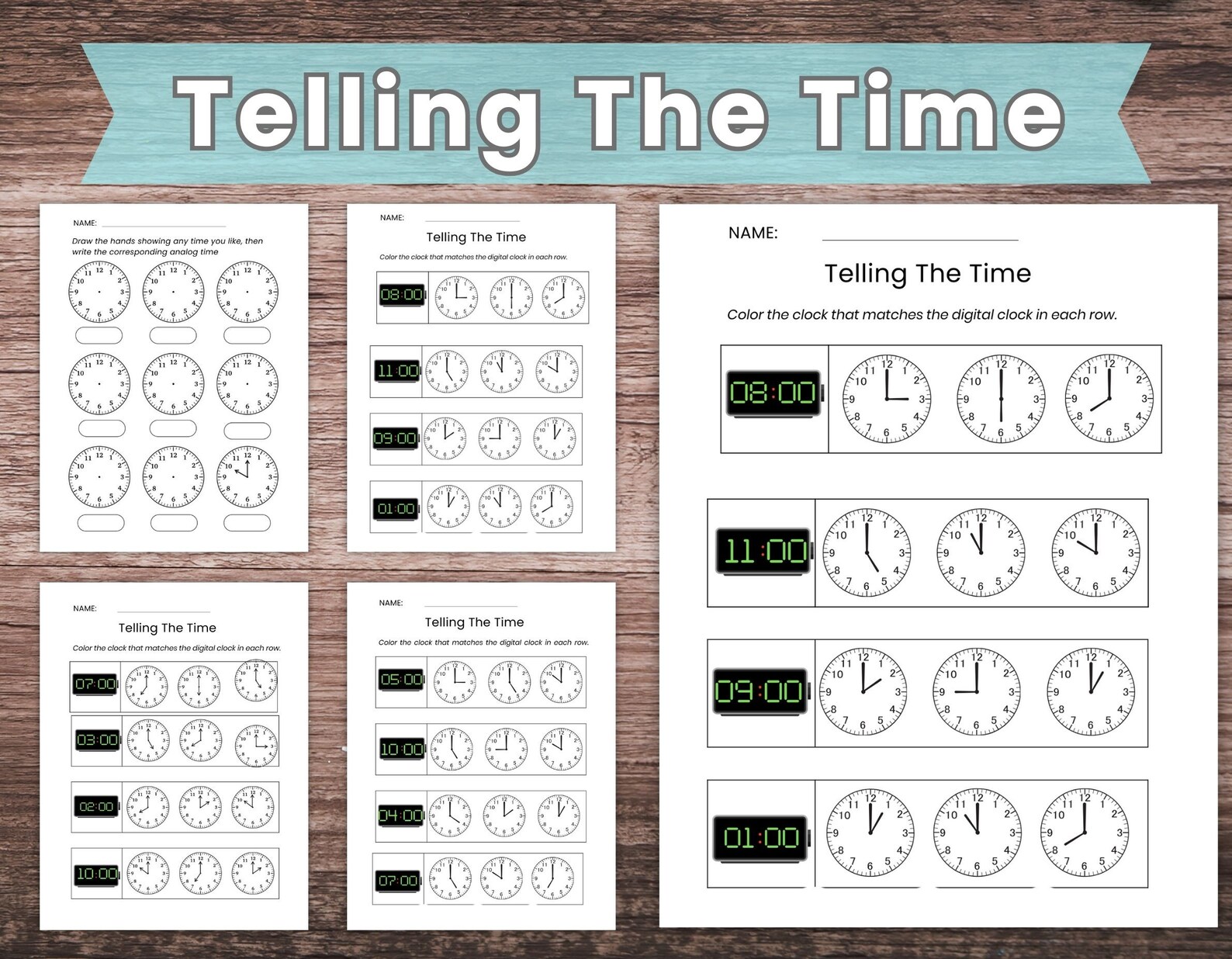 Telling Time,time Worksheets 2nd Grade Math Worksheet,1st Grade Math ...