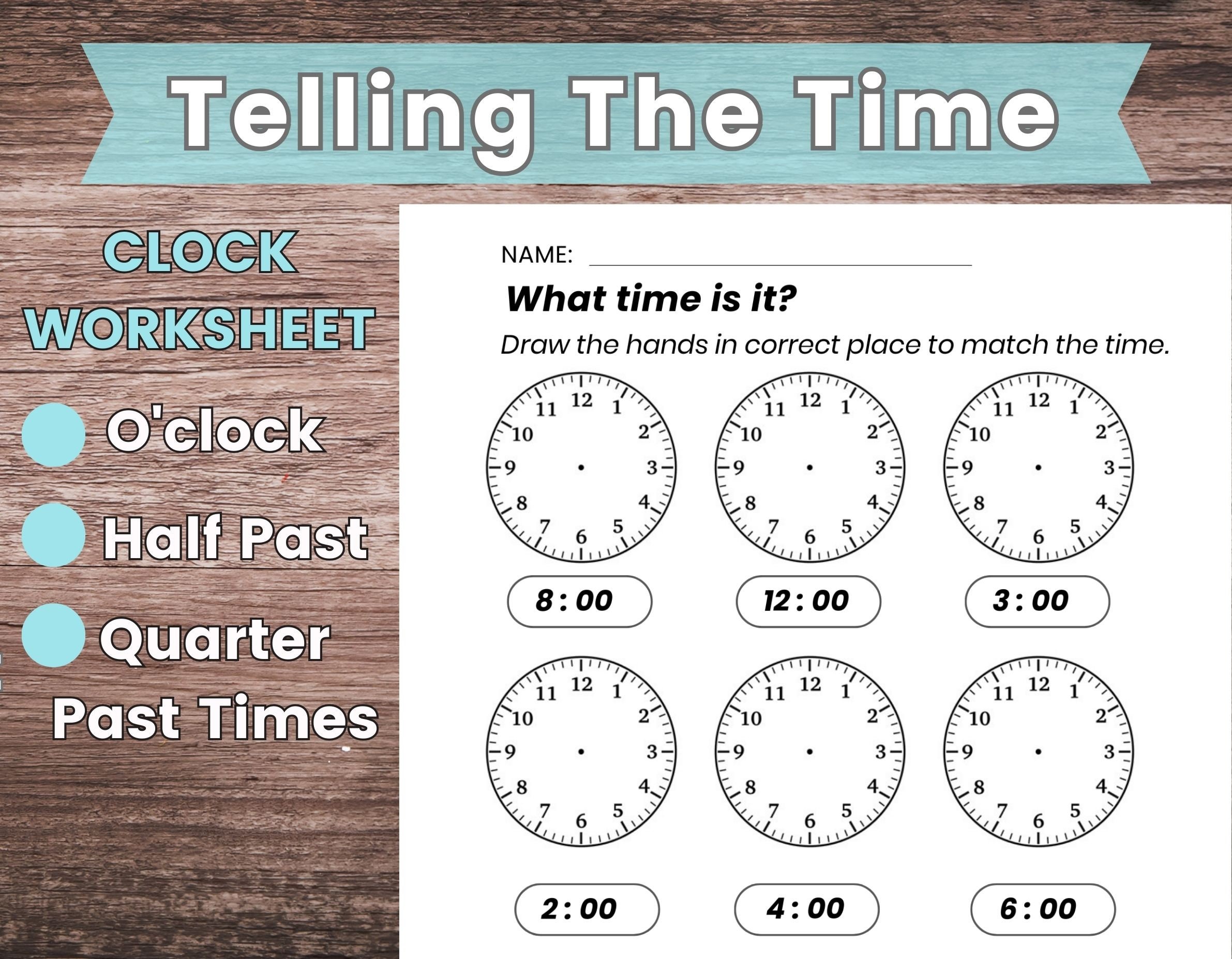 Telling Time,time Worksheets 2nd Grade Math Worksheet,1st Grade Math ...