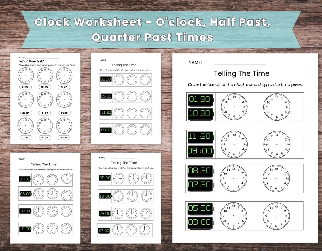 Telling Time,time Worksheets 2nd Grade Math Worksheet,1st Grade Math ...