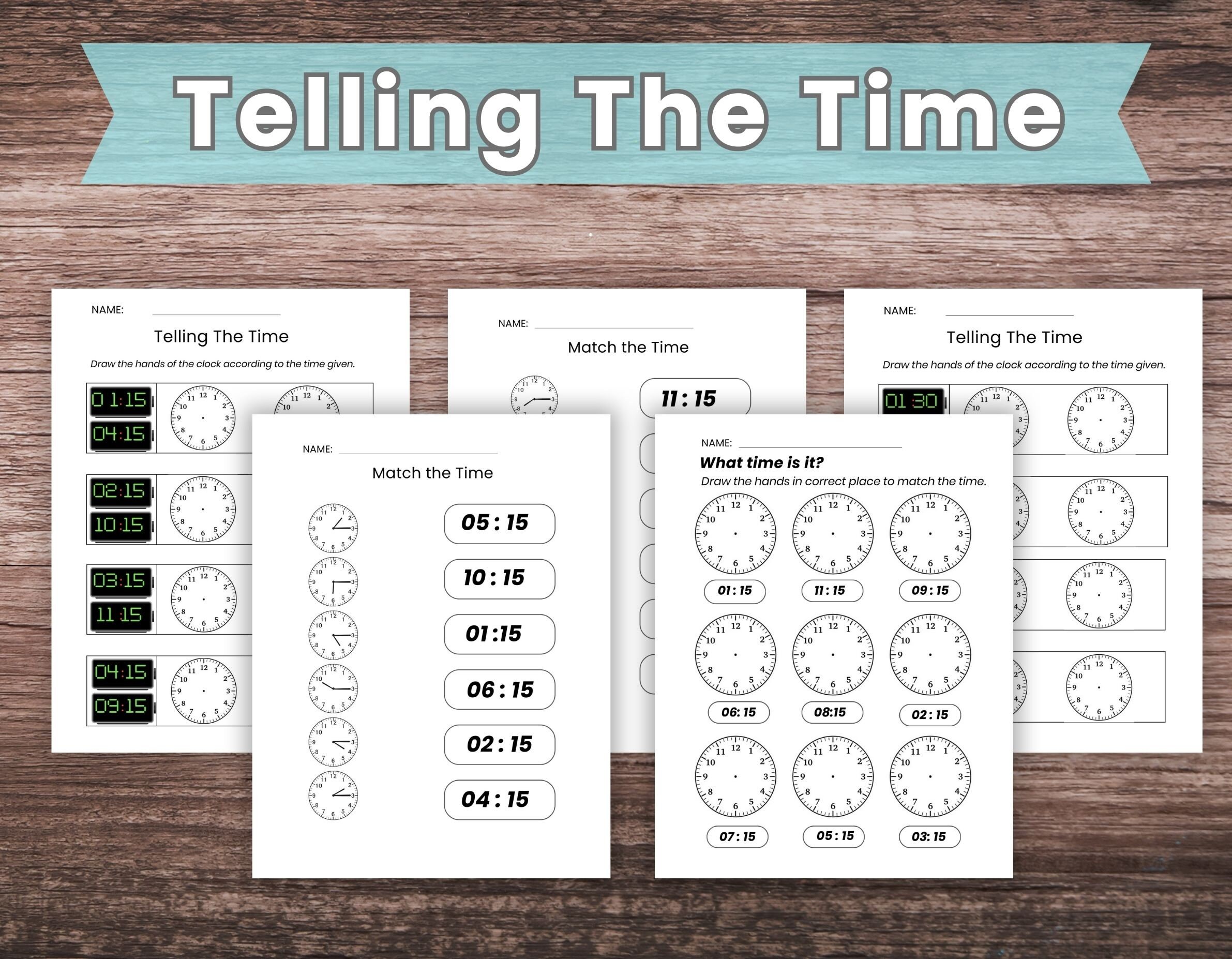 Telling Time,time Worksheets 2nd Grade Math Worksheet,1st Grade Math ...