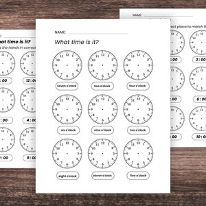 Telling Time,time Worksheets 2nd Grade Math Worksheet,1st Grade Math ...