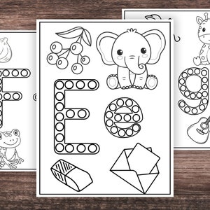 Dot Marker Printable ,alphabet Dot Pages,dot Maker Worksheet,a-z Dot a ...