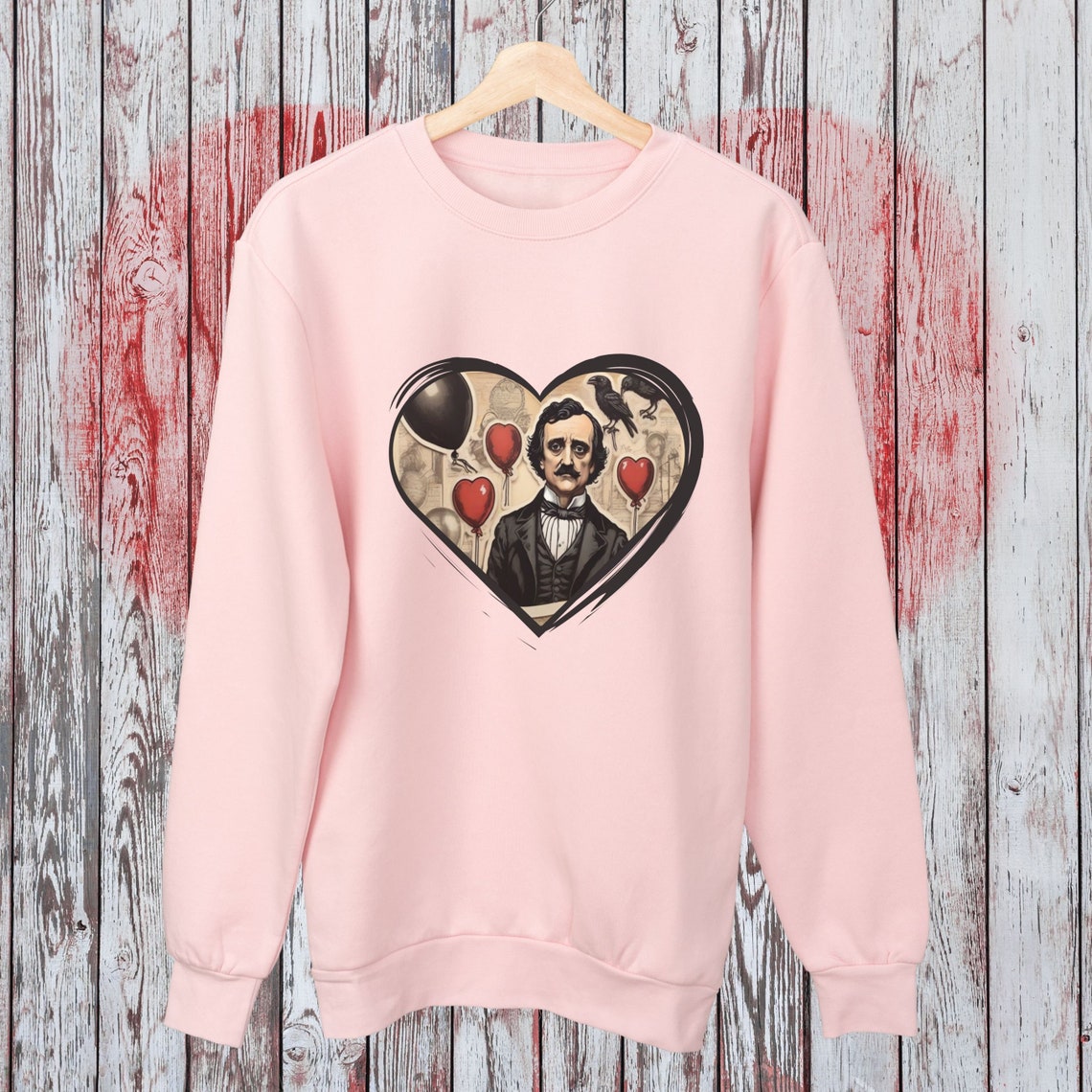 Poe Valentines PNG, Dark Valentine Edgar Allan Poe Gift Book Lover ...