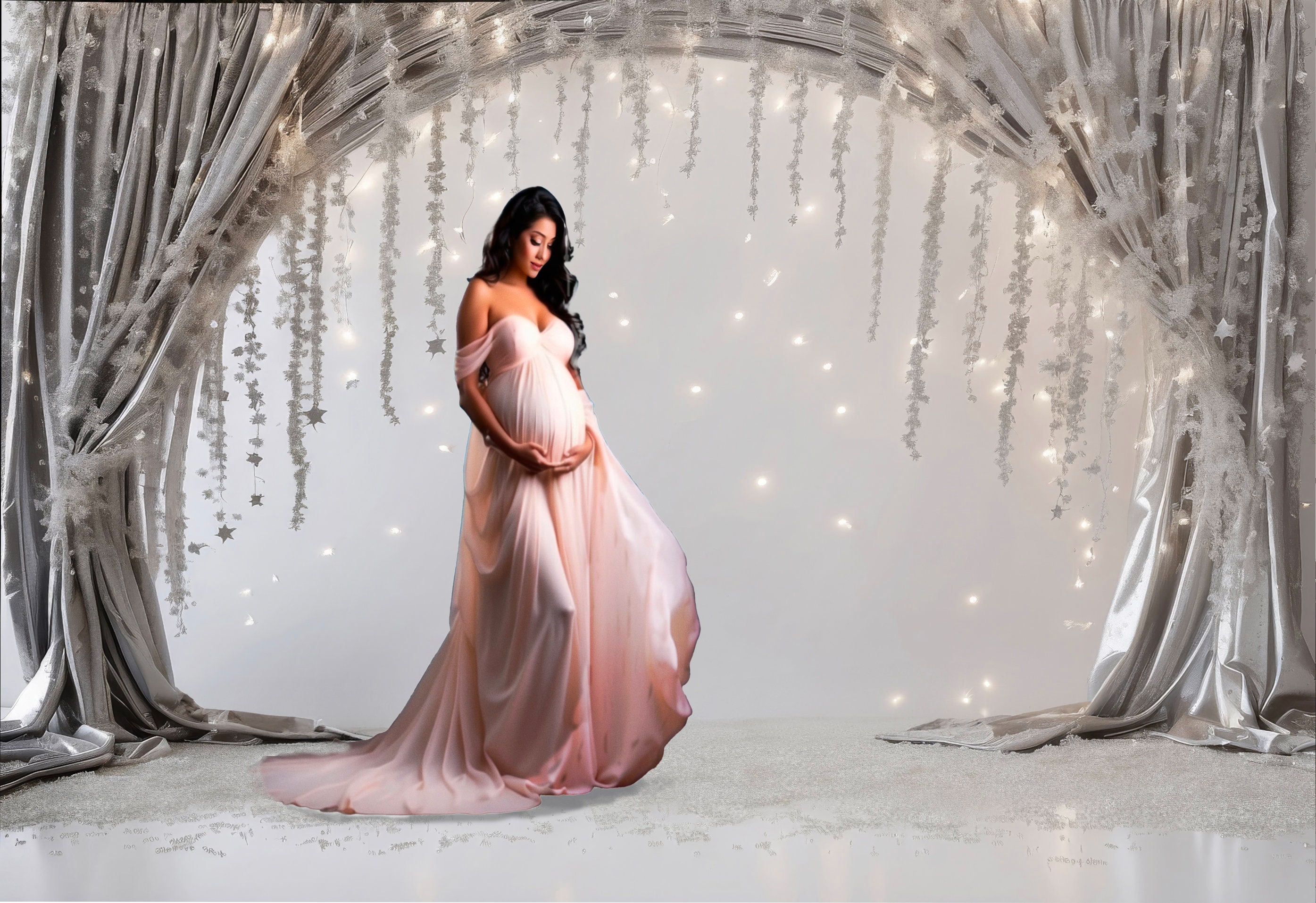 Celestial Star Maternity Backdrop Bundle of 11 Starry Night Photography ...