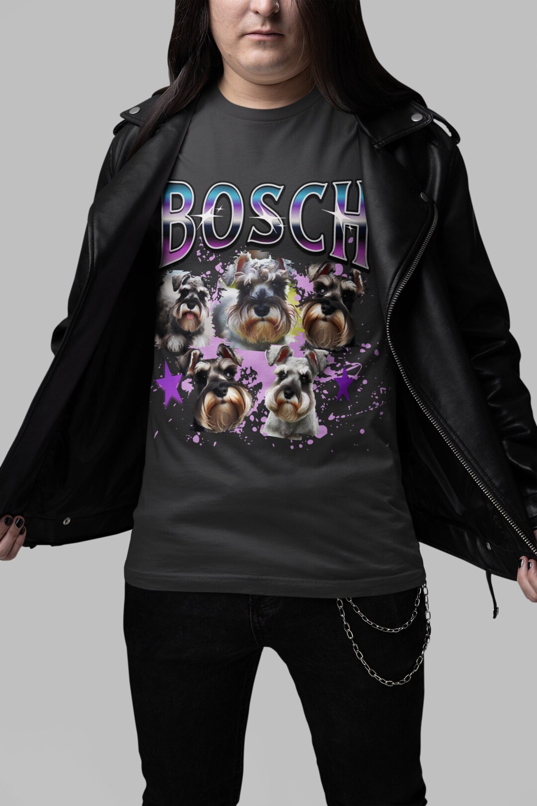 Custom Bootleg Dog Tshirt, Pet Face Photo Shirt, Retro Vintage Graphic ...