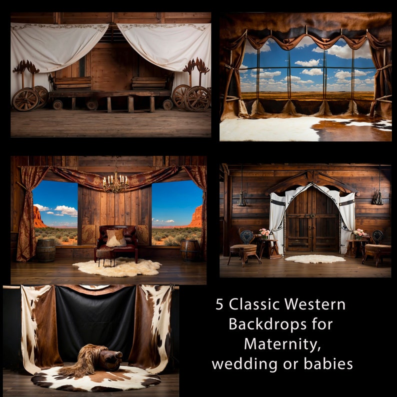 Western Photography Backgrounds, Cowhide Cowgirl Maternity Backdrop ...