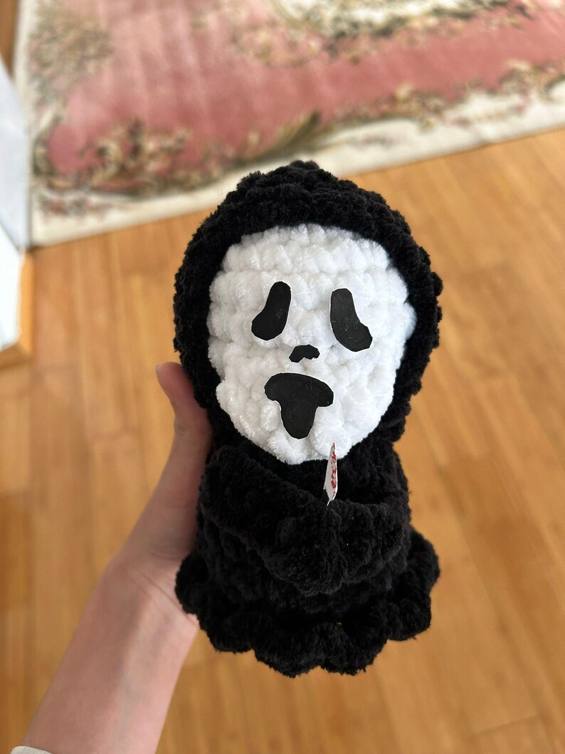 Crochet Ghostface Scream Halloween Plushie Pattern - Etsy Australia