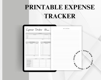 Expense Tracker, Spending Tracker, Expense Log, Purchase Log, Budget ...