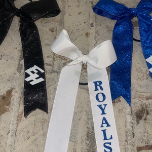 Collegiate Cheer Bow Customized - Etsy