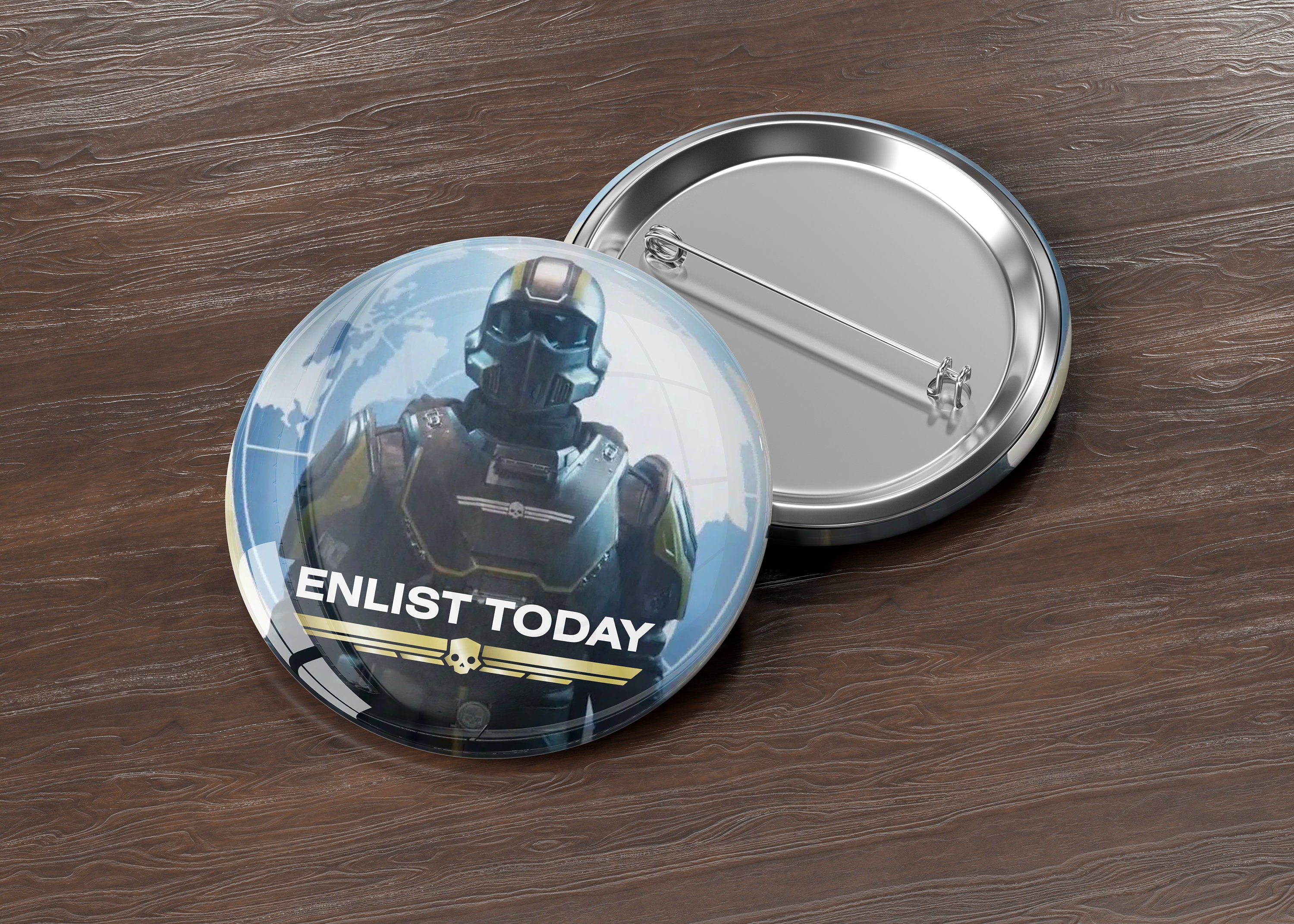 Helldivers 2 Pin Button Exclusive Gamer Badge for Helldivers Fans Helldiver Button With Slogan ...