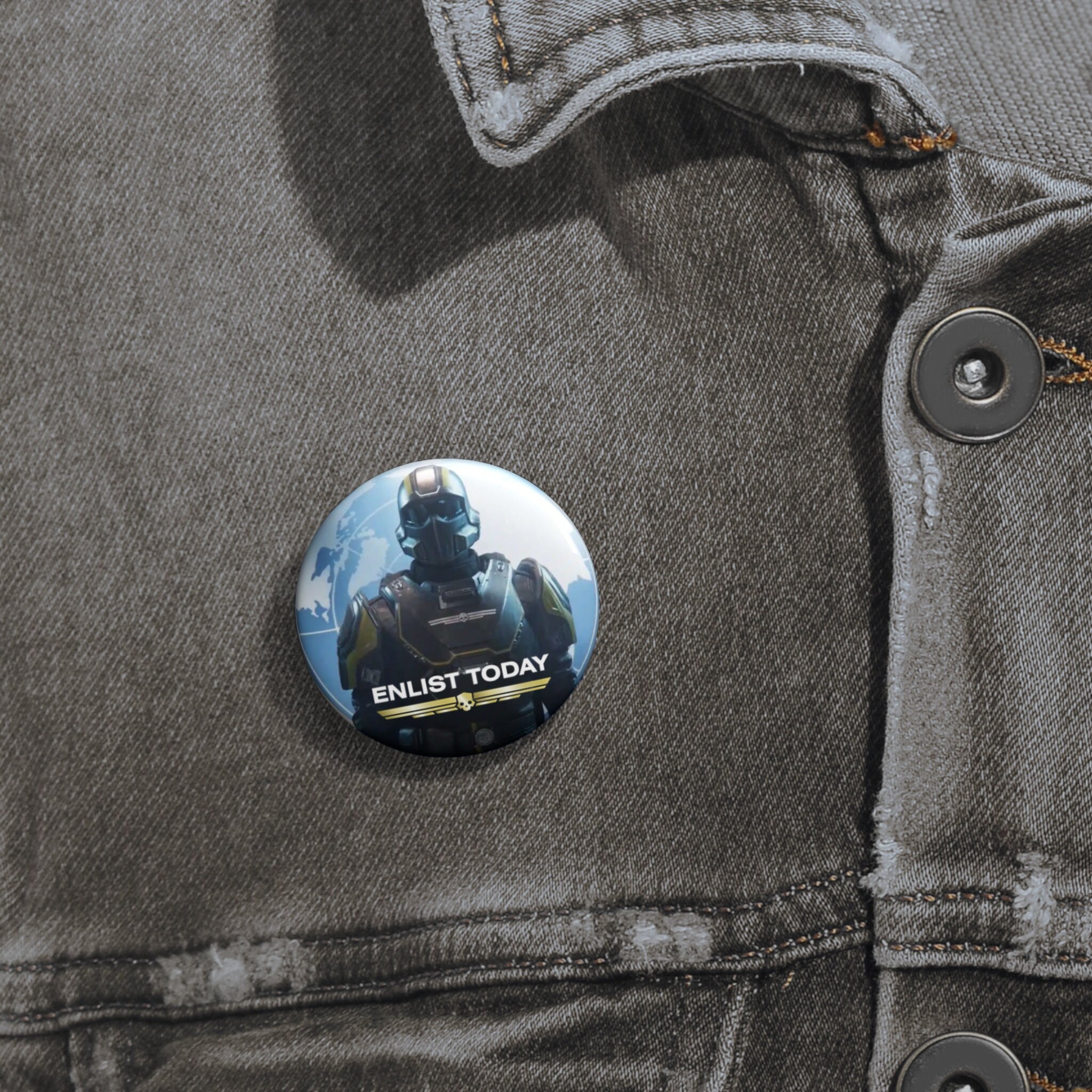 Helldivers 2 Pin Button Exclusive Gamer Badge for Helldivers Fans ...