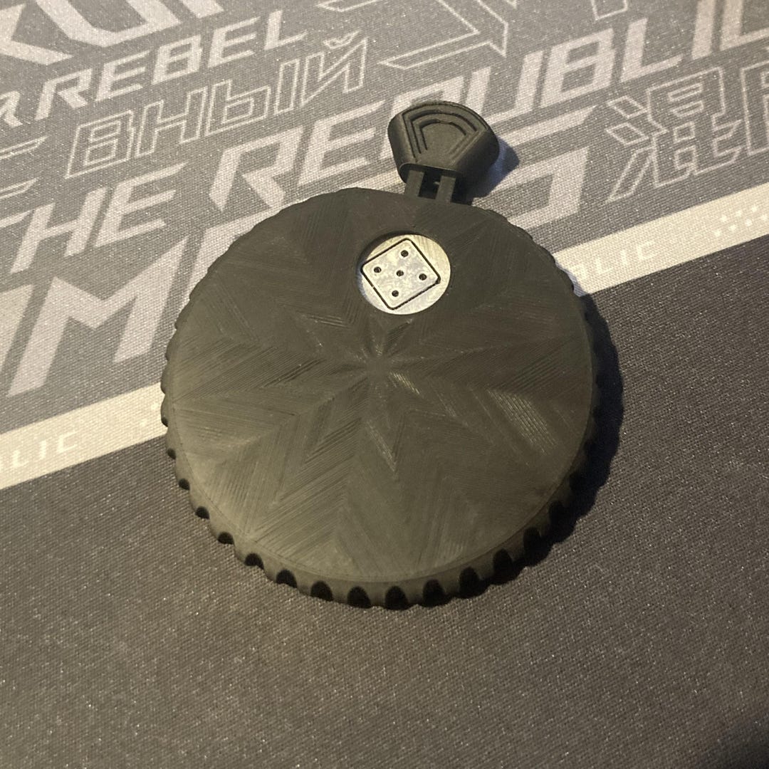 Mechanical Dice D6 | 3D Printed Six-sided Fidget Die | Unique Tabletop ...