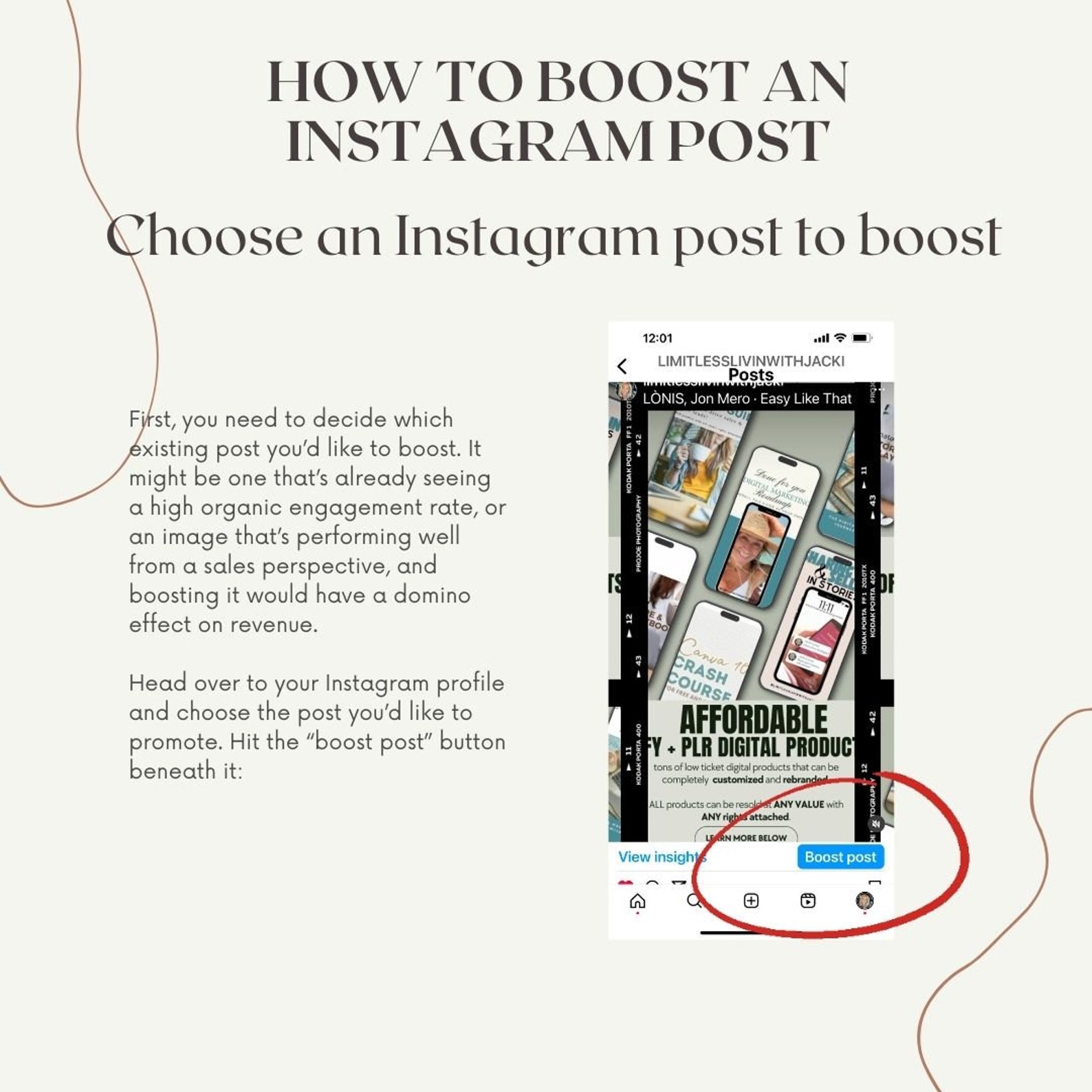 Boosting on Instagram - Etsy