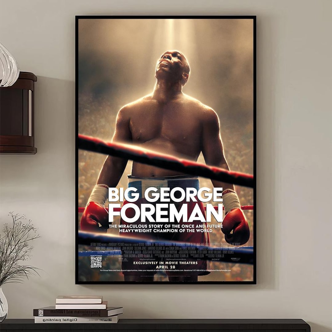 Big George Foreman Movie Poster Personalised Poster Movie Poster-custom ...