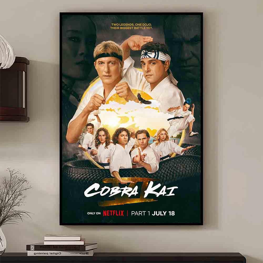 Cobra Kai Season 6 Movie Poster Personalised Poster Movie Poster-custom ...