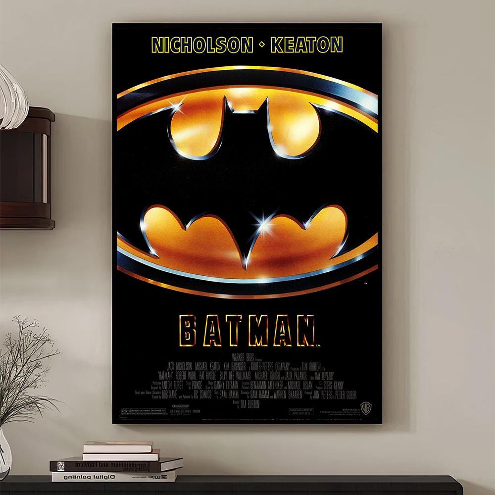 Batman Movie Poster Personalised Poster Movie Poster-custom Poster-home ...
