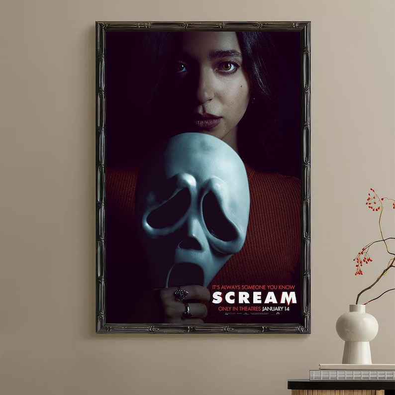 Scream Movie Poster Personalised Poster Movie Poster-custom Poster-home ...