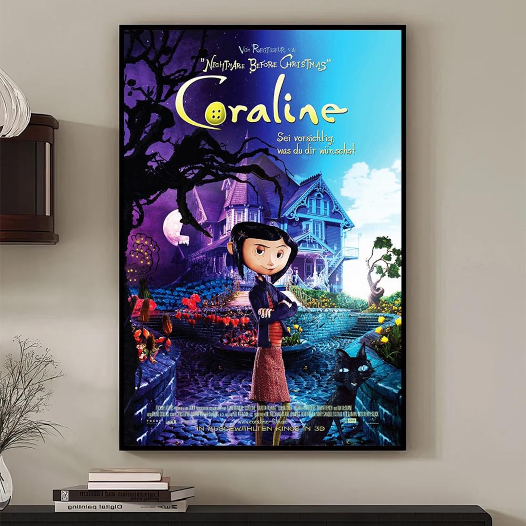 Coraline Movie Poster Personalised Poster Movie Poster-custom Poster ...