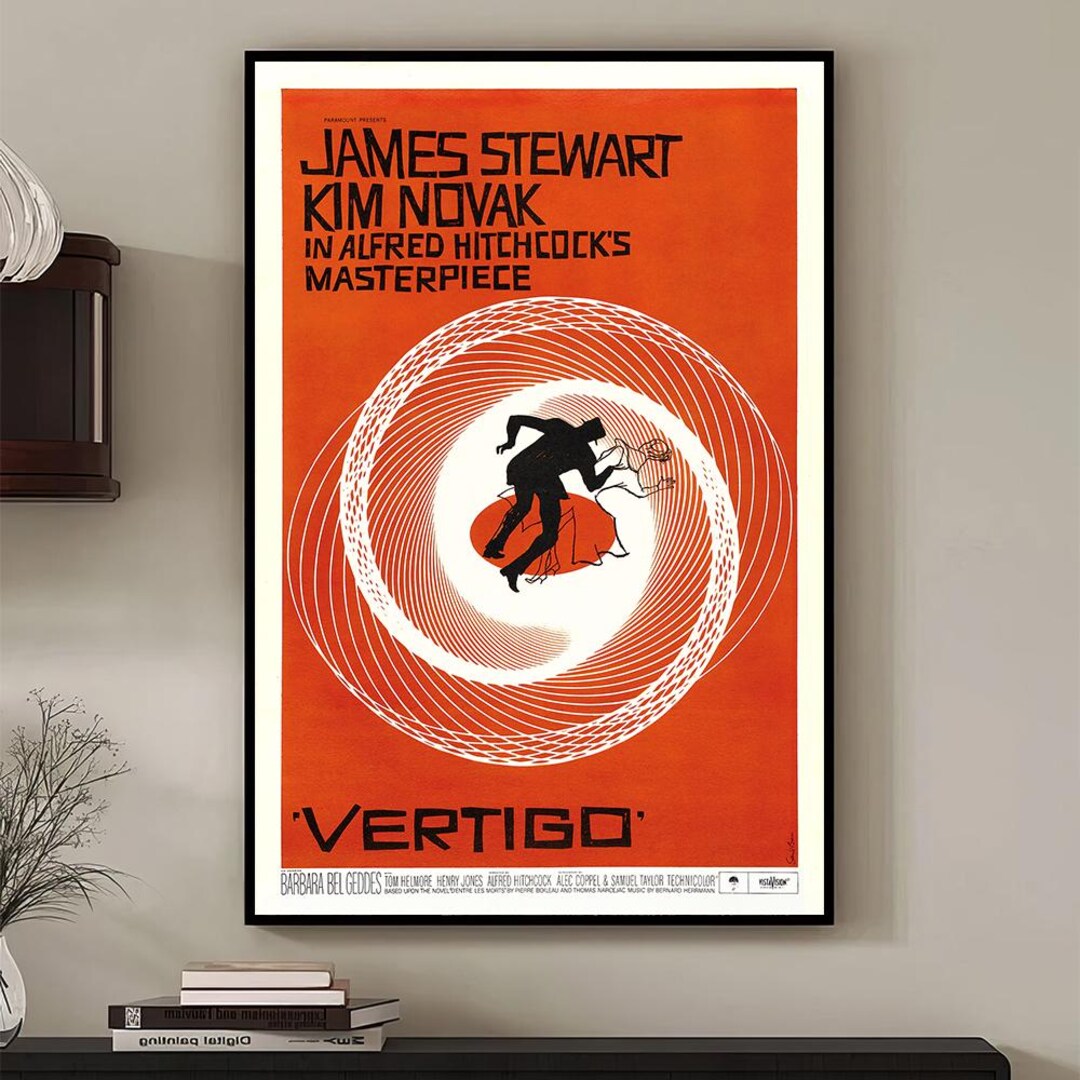 Vertigo Movie Poster Personalised Poster Movie Poster-custom Poster ...