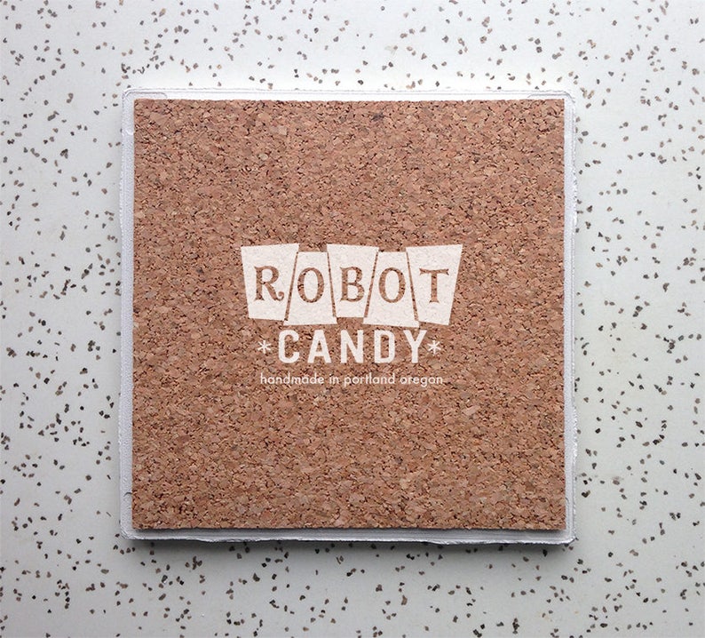 Vintage Science Tile Coaster | Etsy