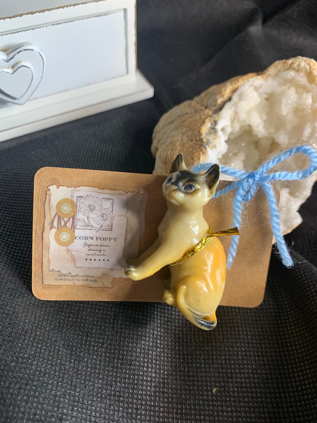 1950s Celluloid, Miniature Siamese Cat Figure - Etsy