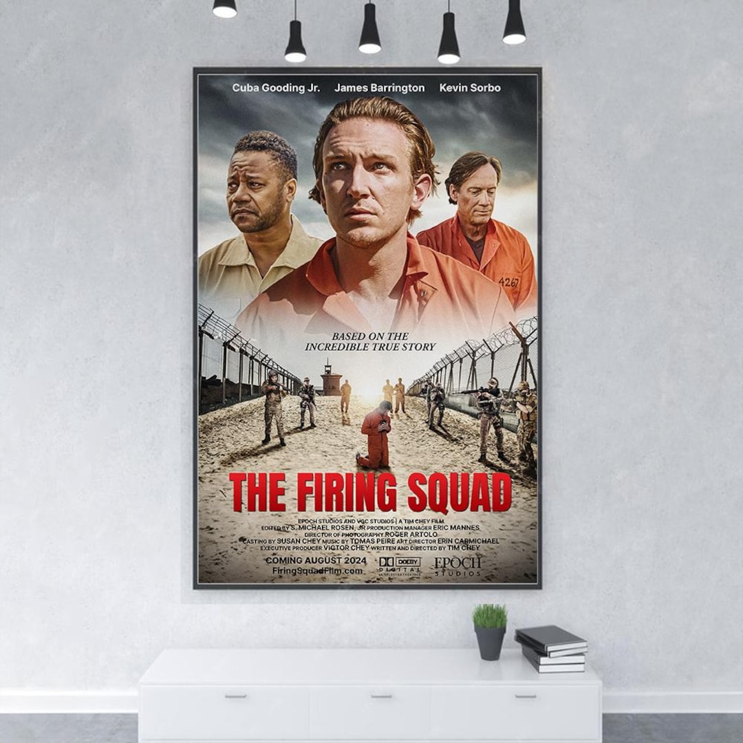 The Firing Squad Movie Poster Print, Modern Wall Decor Poster, Canvas ...