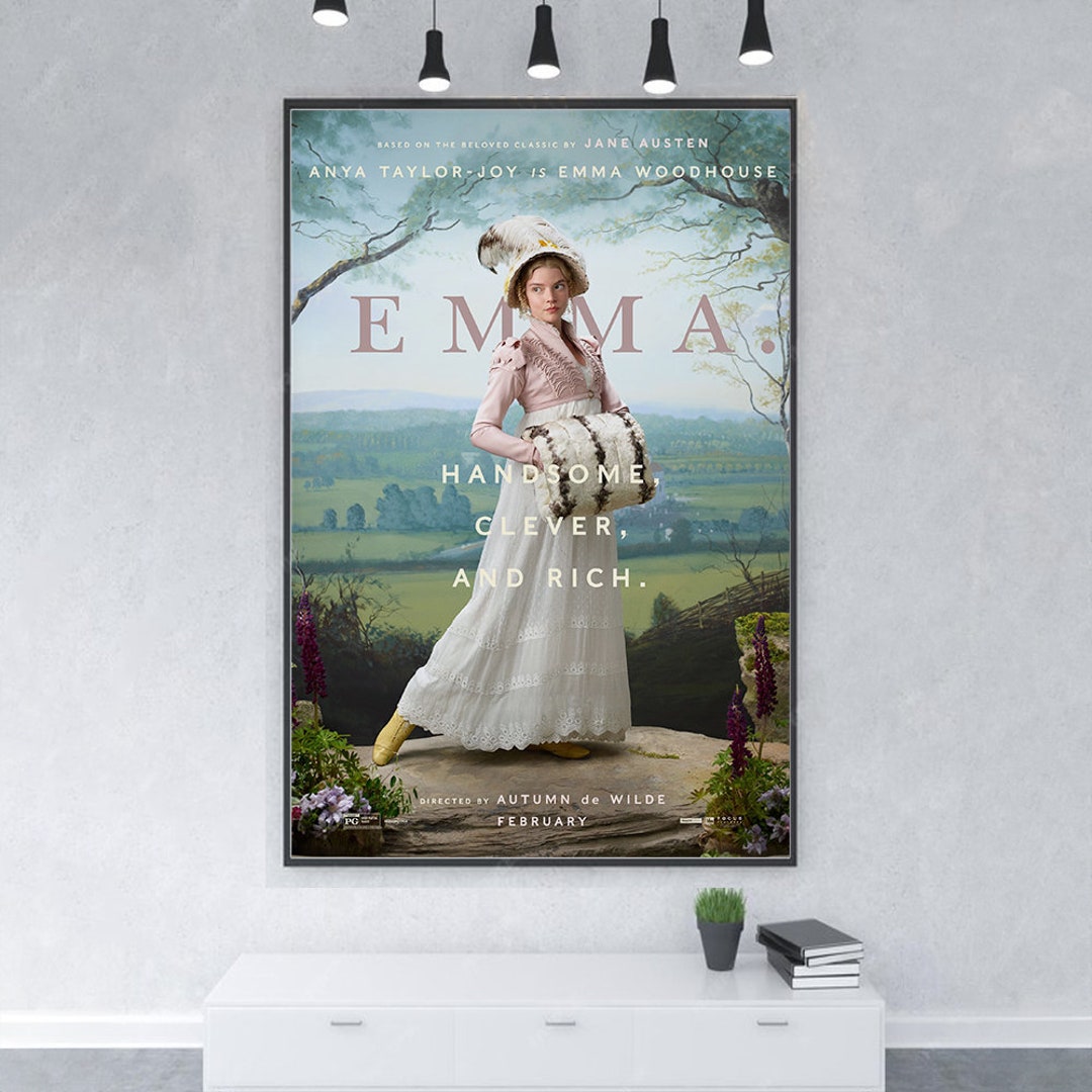 Emma Movie Poster Print, Wall Decor Printings, Modern Wall Decor Poster ...