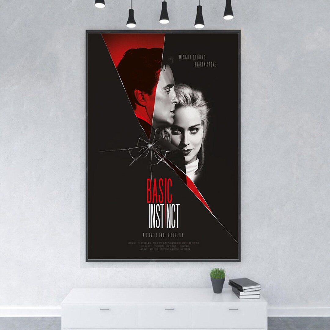 Basic Instinct 1992 Movie Poster Print, Wall Decor Printings, Modern ...