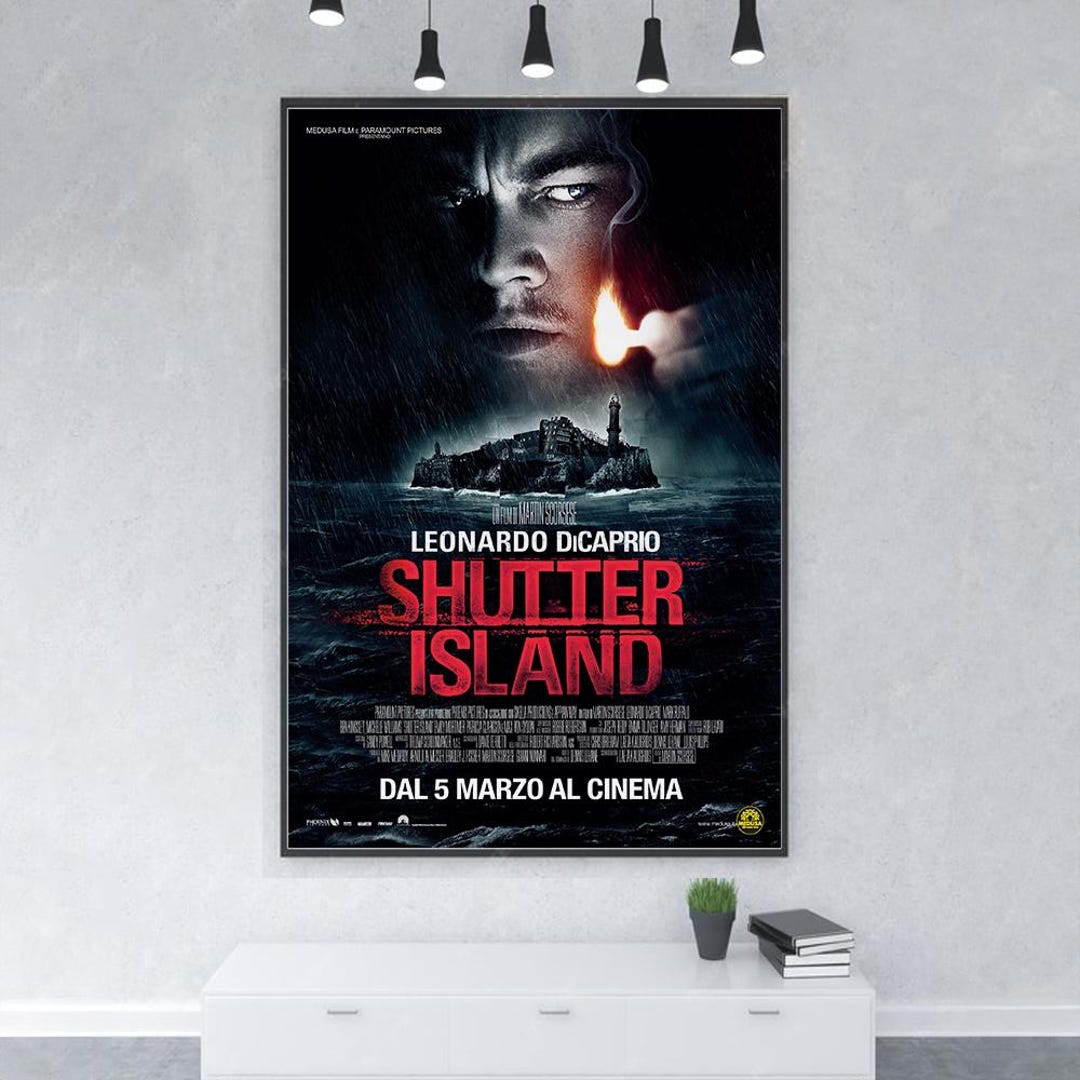 Shutter Island Movie Poster Print, Wall Decor Printings, Modern Wall Decor Poster, Canvas Wall ...
