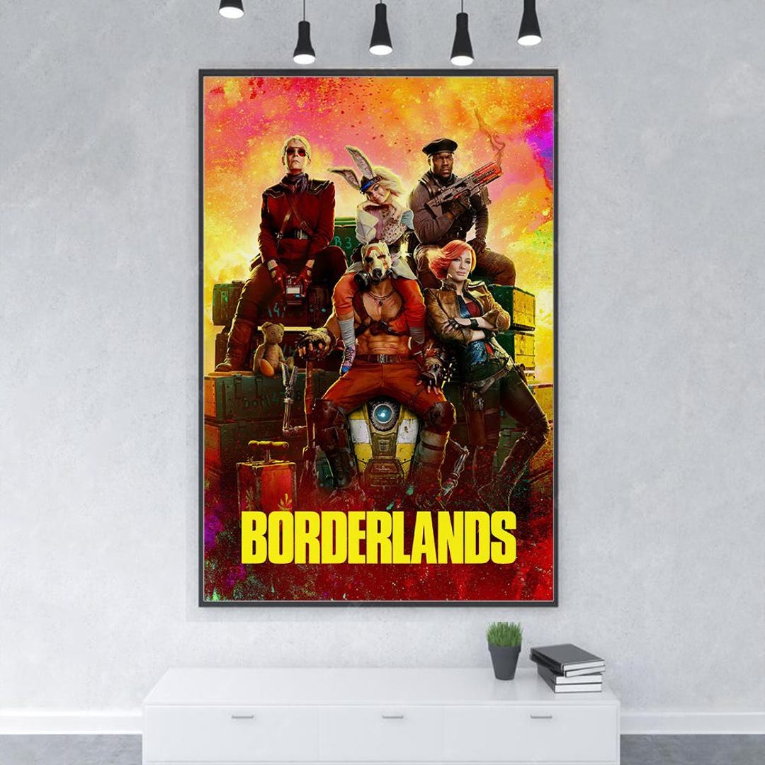 Borderlands 2024 Movie Poster Print, Wall Decor Printings, Modern Wall ...
