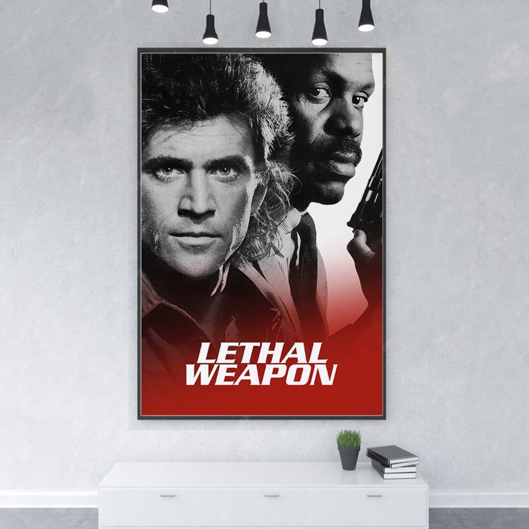 Lethal Weapon 1987 Movie Poster Print, Wall Decor Printings, Modern ...